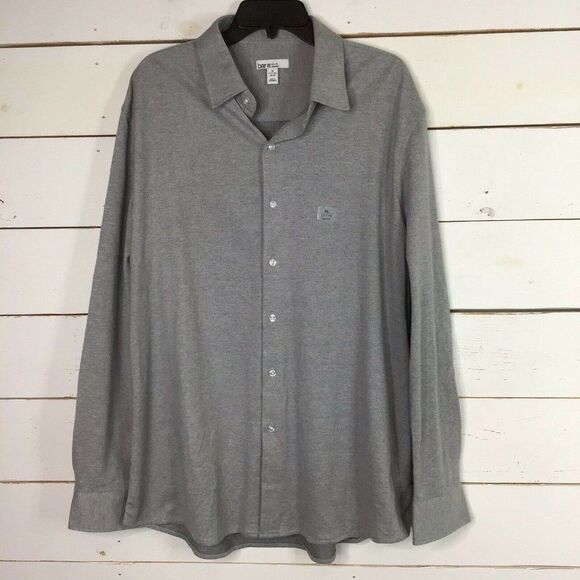 Bar III | Shirts | New Bar Iii Dress Shirt Slimstretch Grey Knit Men ...